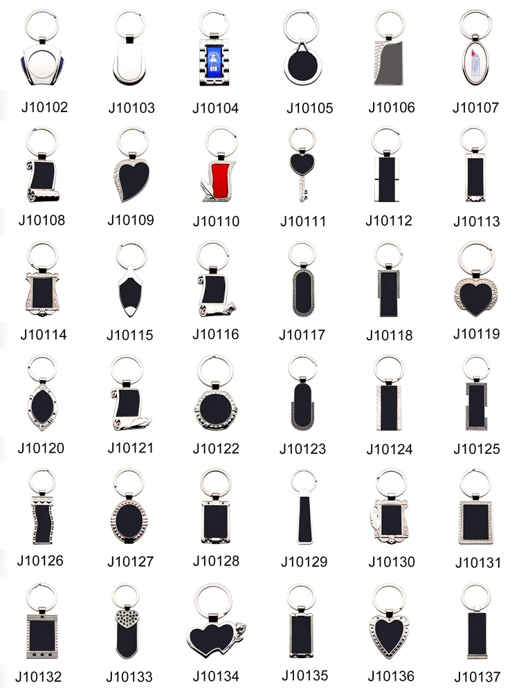 Small Quantity Wholesale Metal Blank Round Promotion Car Key Ring With ...