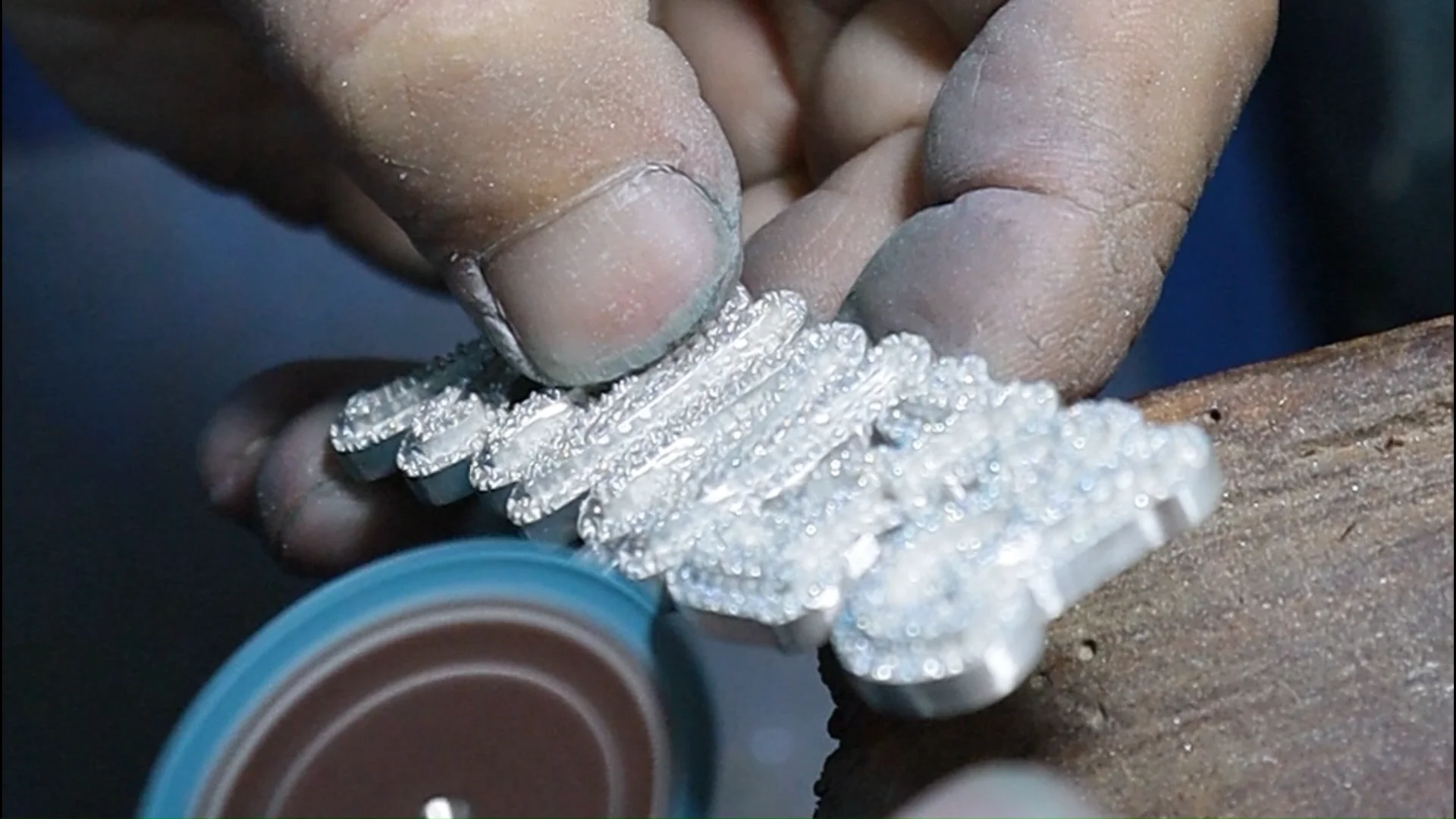 Custom Style Necklace Cartoon Iced Out Moissanite 925 Silver Diamond ...