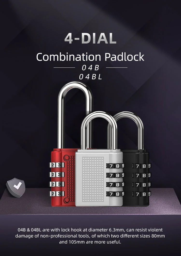 Secure Your Belongings with a Big 4 Digit Combination Lock