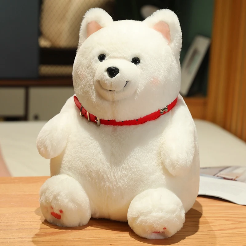 2024 Yeye dog Samoyed Husky puppy plush toy for dog for kids| Alibaba.com