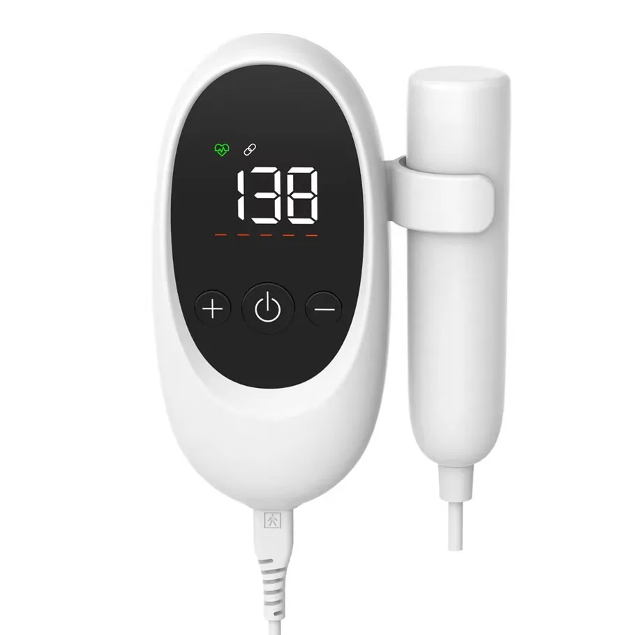 Digital Fetal Doppler Ultrasound Baby Heart Monitor Automatic ...