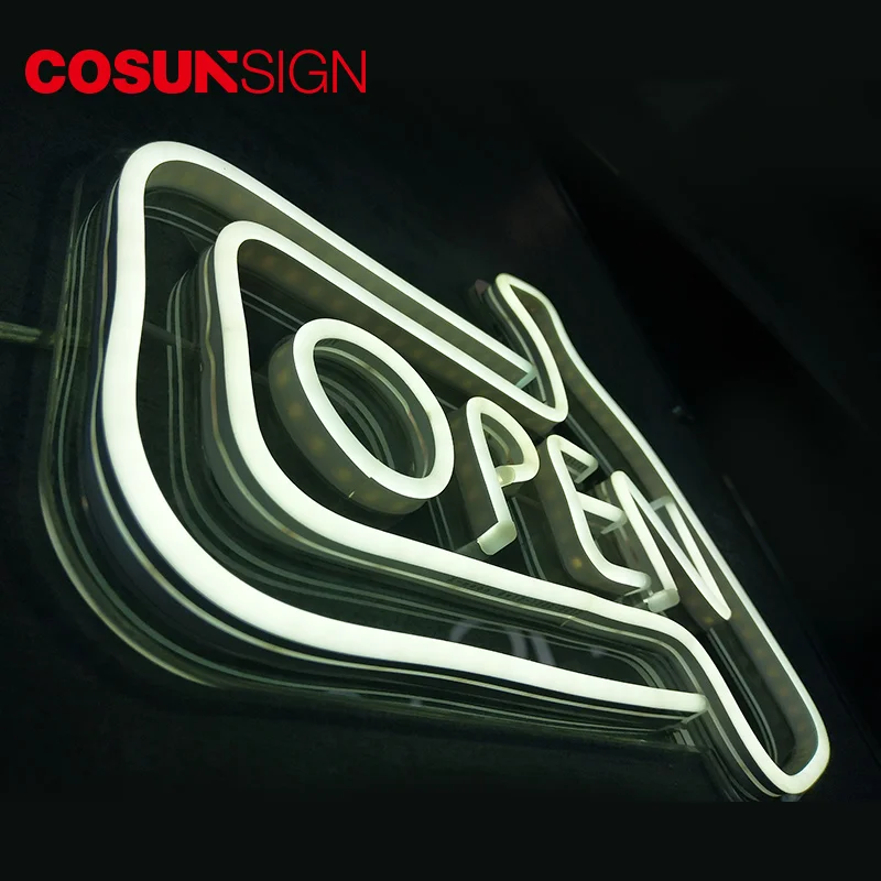 Alibaba.com: Cosun Open Sign Outdoor OEM Neon Sign Unique Open Signs ...