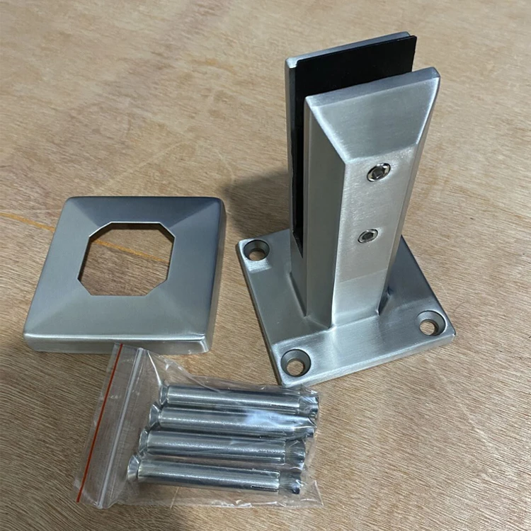 Stainless Steel Glass Clamp Swimming Pool Fence Spigot Balcony Glass ...