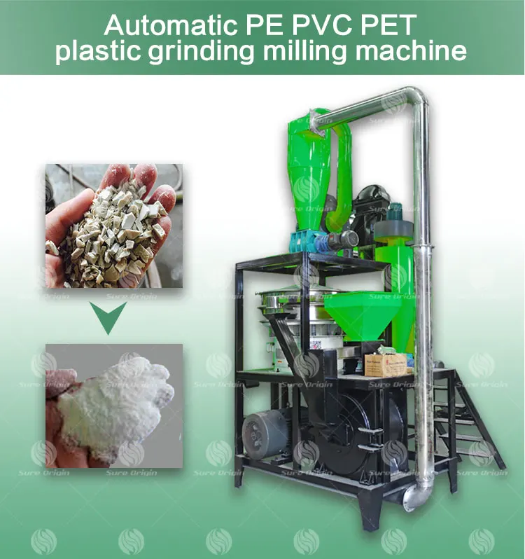 Pvc Plastic Milling Machine Plastic Mill Miller Pulverizer Grinder ...