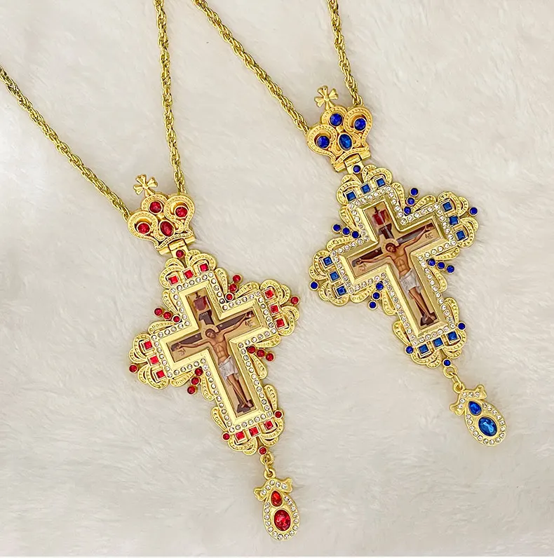 Orthodox Cross - Priest Pectoral Necklace for Church Art