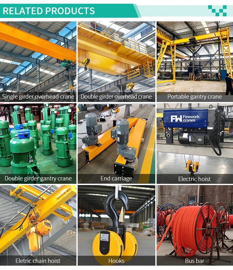 5 Ton Overhead Crane Lift Electric Crane Movable Overhead Crane 7.5 t ...