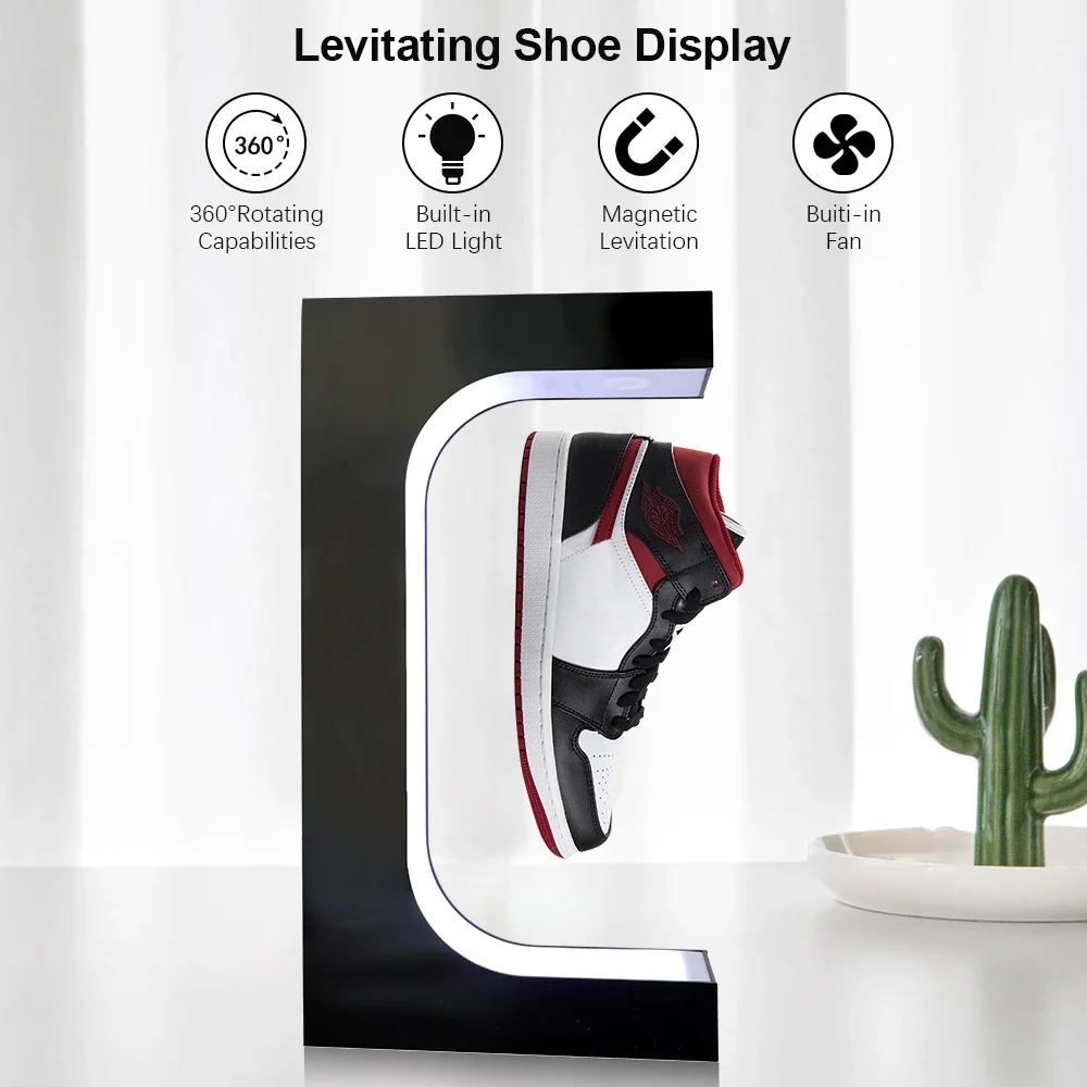 Floating Magnetic Levitation Rotation Shoe Display Stand Sneaker ...