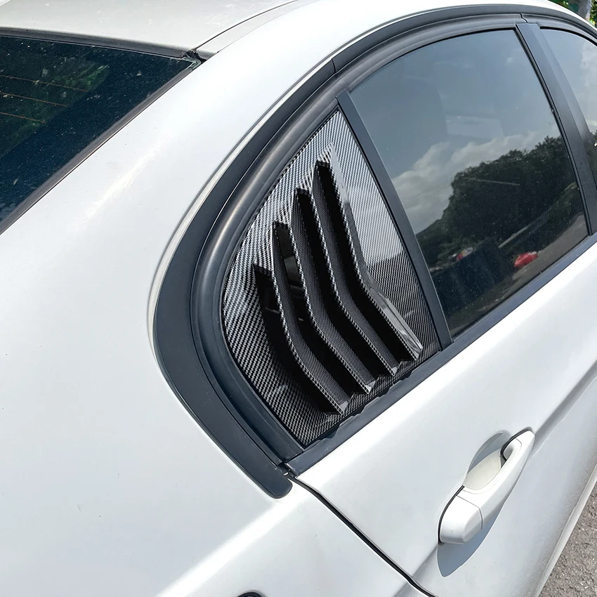 AMP-Z E90 Window Louver Shutter Side Vent Cover for BMW 3 Series E90 ...