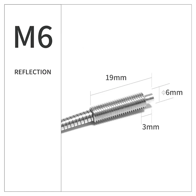 M6 Optical Fiber Sensor - Buy Metal Enhanced Protective Cover Optical ...