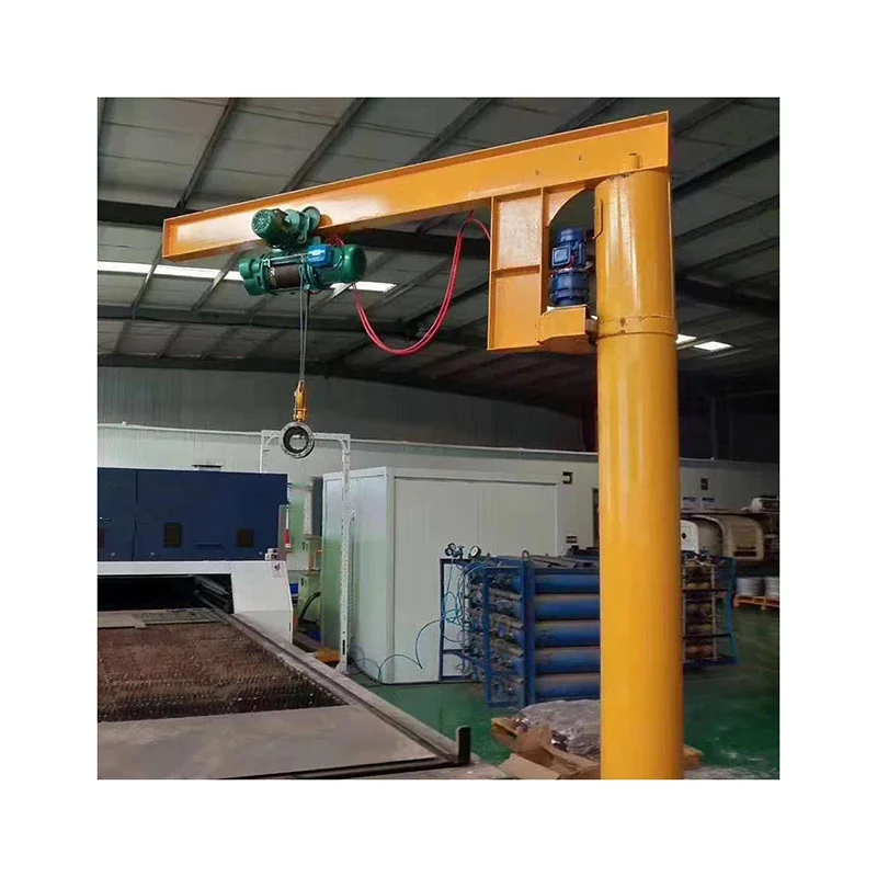 Manual Operation Rotation Jib Crane 2t Fixed Jib Crane With Electric ...