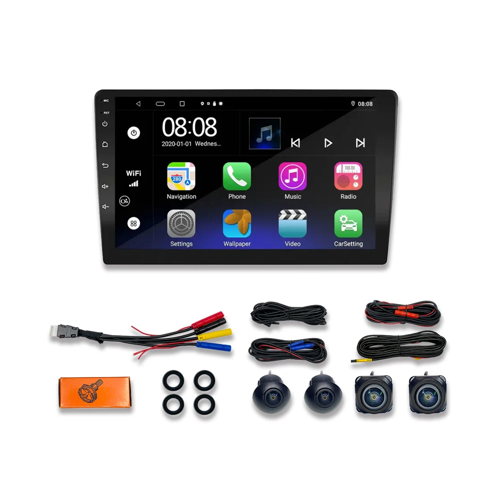 Android Screen 360 Reverse Backup Camera Android Car Video Dvd 360 ...