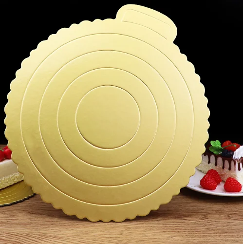 Wholesale Custom Birthday Cake Board With Hard Lace Paper Padded Cake ...