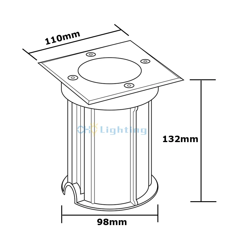 High Quality IP67 Outdoor LED Halogen Bulb Spotlight Garden MR16 GU10