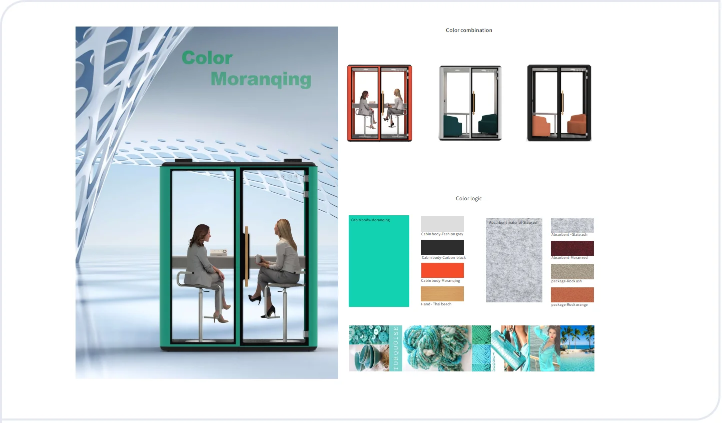 Single Seater Office Meeting Booth - Privacy & Flexibility
