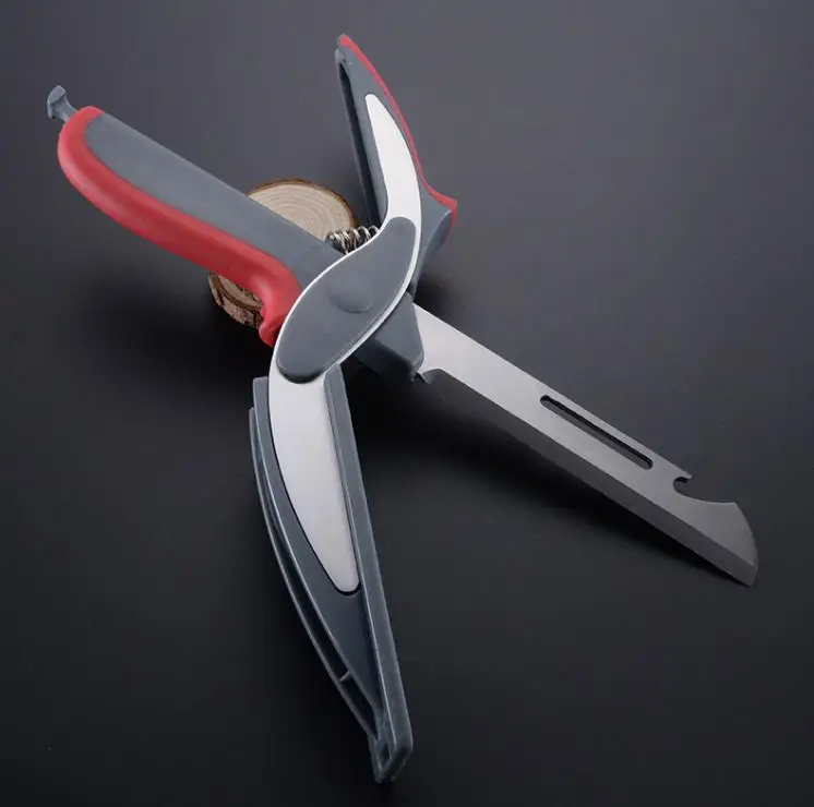 Double Blade Cutter Sharp Tong Scissor For Chopped Salad Shears Meat ...