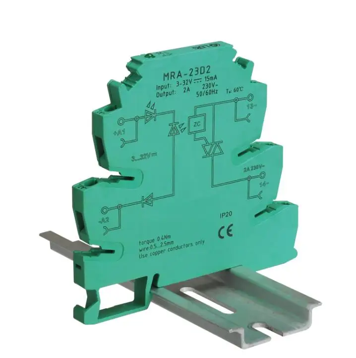 Mra-23d2 New Mini 2a Input 3v 5v 12v 24v Dc Ssr Relay Ultra Thin ...