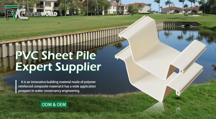 Z Type Pvc Sheet Pile,Used For Breakwater,Retaining Wall - Buy Z Type ...