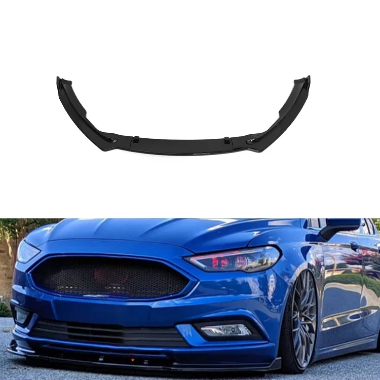Car Front Bumper Lip Cover Trim Body Kit Spoiler Diffuser Splitter ...