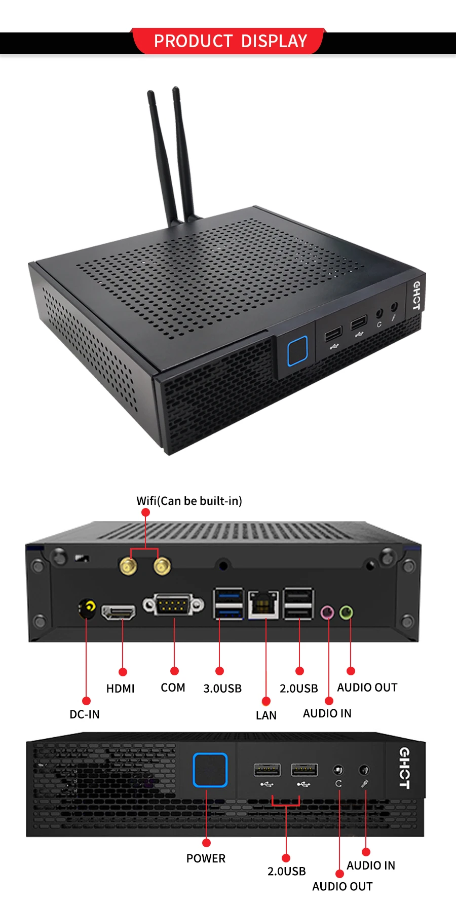 Mini Pc Mini Desktop Pc Core 128g/256g Mini Pc For Office Computer ...