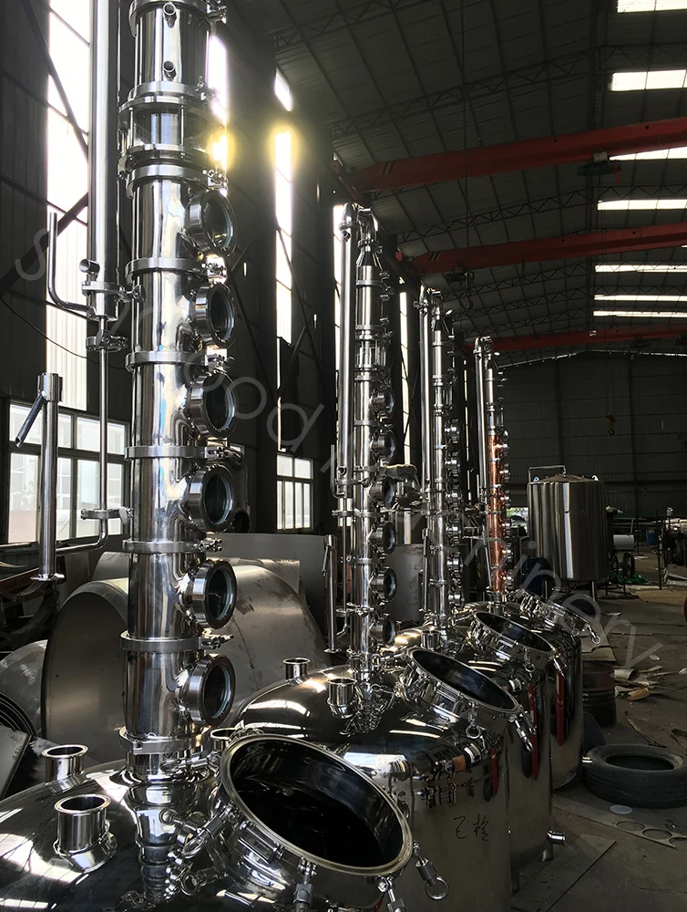 Copper Column/Stainless Steel Column/alcohol Distillation Column ...