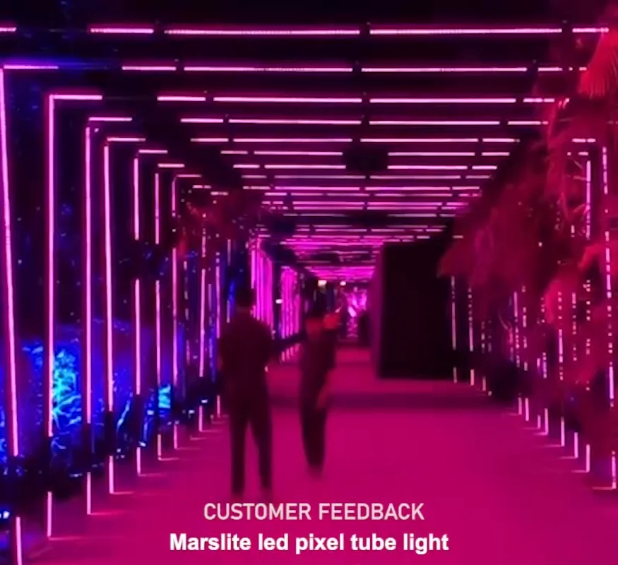 Custom Led Neon Tube 0.5m 1m 2m 360 Degree Dmx Rgb Led Tube Pixel For ...