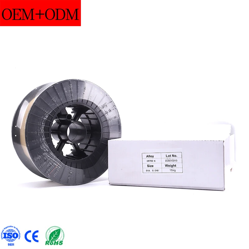Co2 Welding Wires 045 Er70s-6 Carbon Steel Mig Wire 15kg Spool - Buy ...
