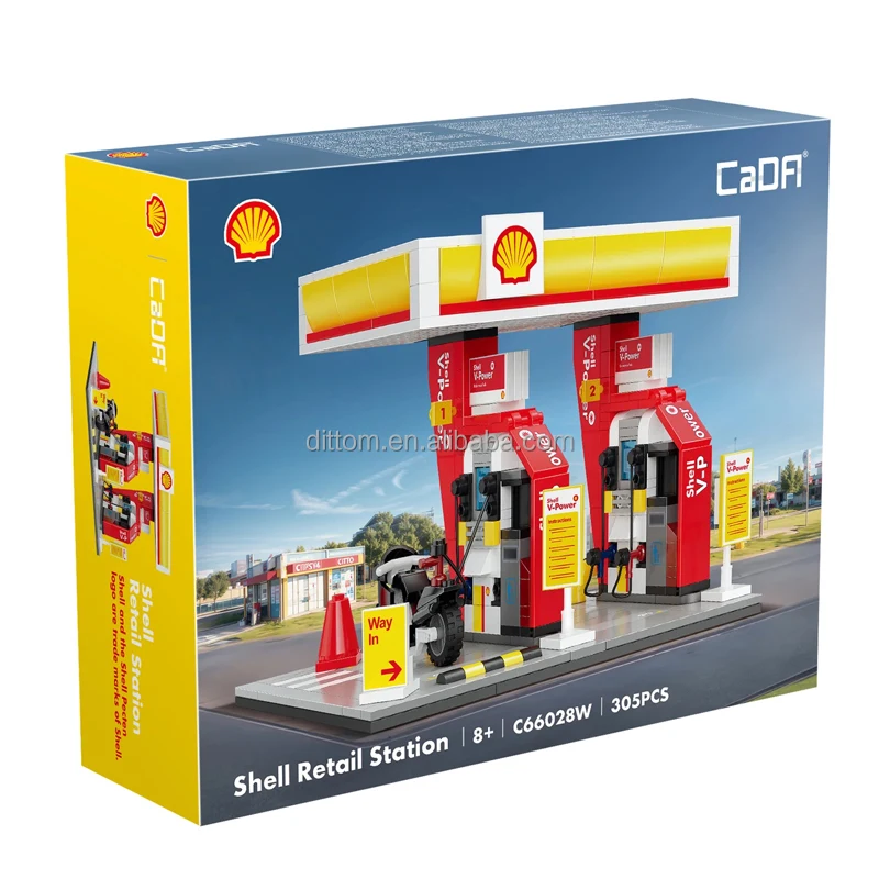 Cada Shell Retail Station Series DIY Assembly Toys