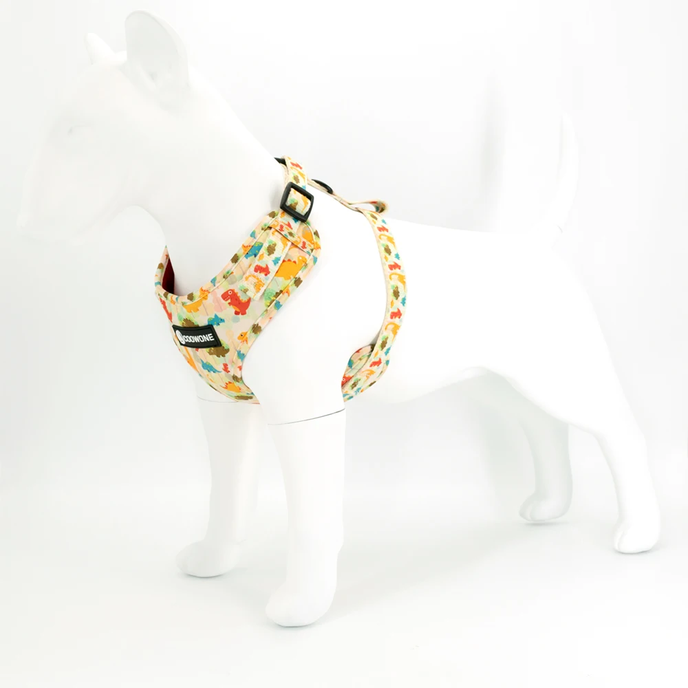 Custom Logo Dog Harness Set - Personalized Pet Accessories