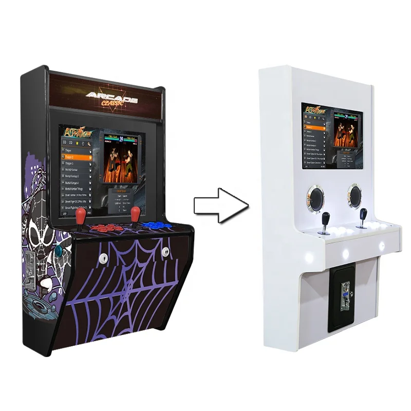 New Retro Arcade Machine - Space-Saving Video Game Cabinet
