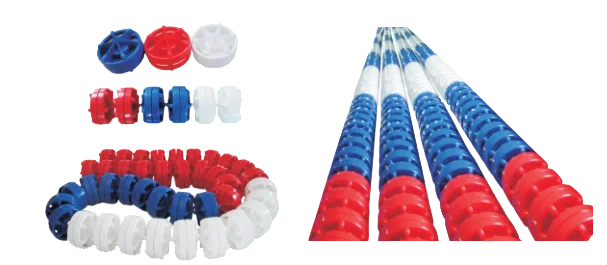 Standard Plastic Swimming Pool Floating Lane Line Anti Wave Pool Lane ...