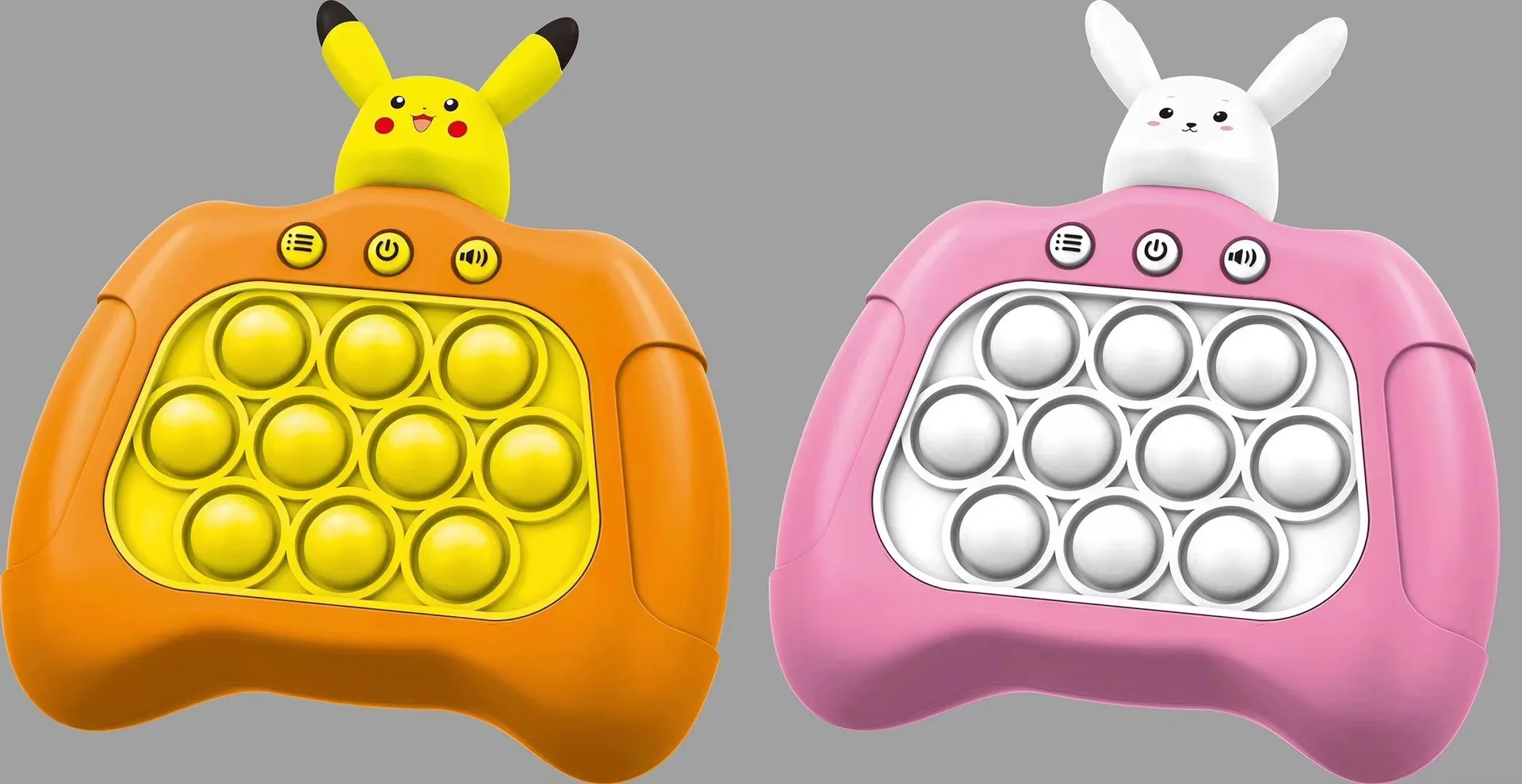 New Release Mario Bros Picha-chu Fun Quick Push Game Console With Music ...