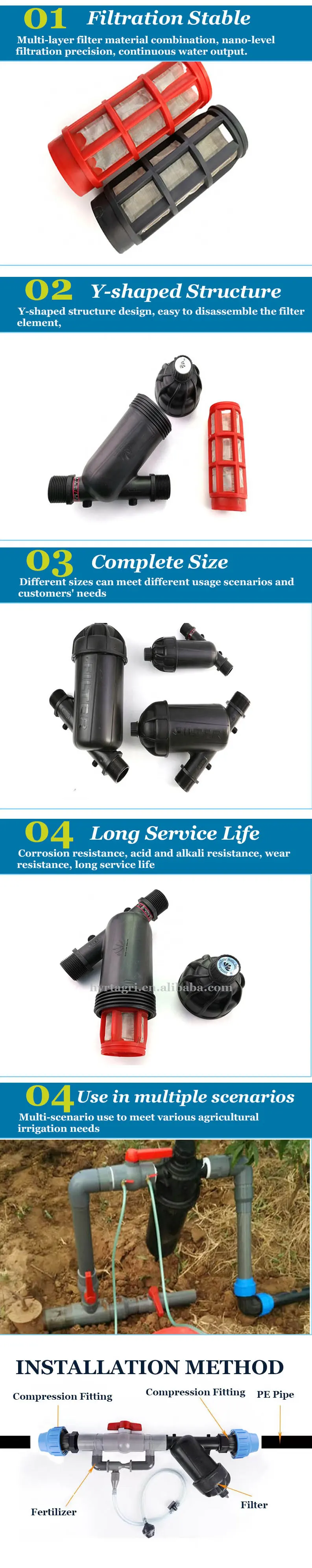 High Quality Y Type Screen Filter Water Treatment Filter For Water ...