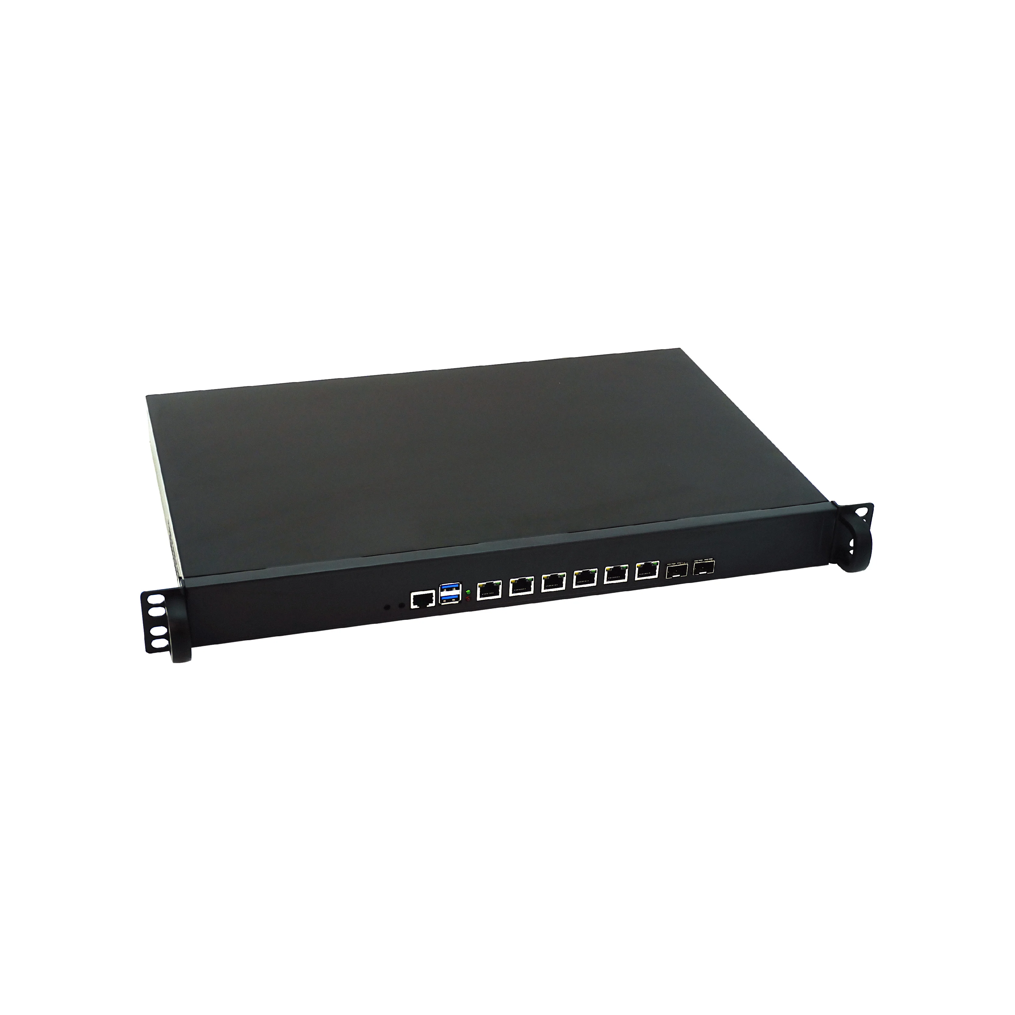 1U Rackmount Server X86 PC Barebone 12th Processor J6413 Network Security Appliance 6Lan 2SFP ...