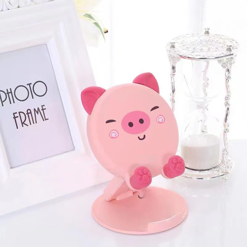 Portable Adjustable Foldable Desktop Holder Stand Cute Cartoon Phone ...