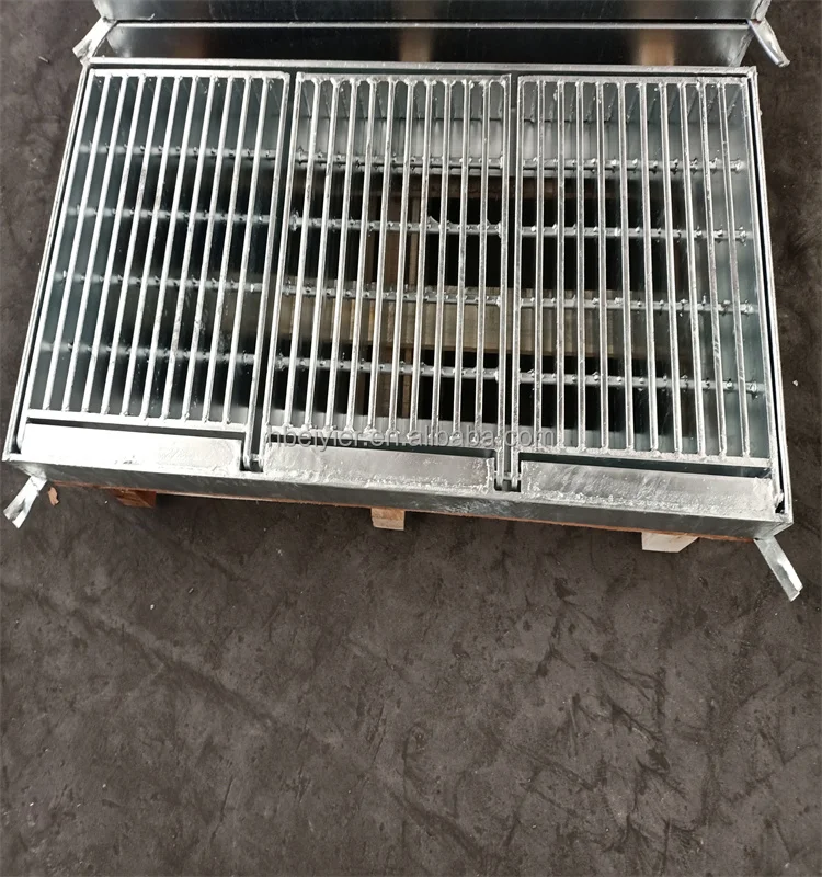 Singapore Galvanized Continuous Vehicular Steel Grating with Hinge ...