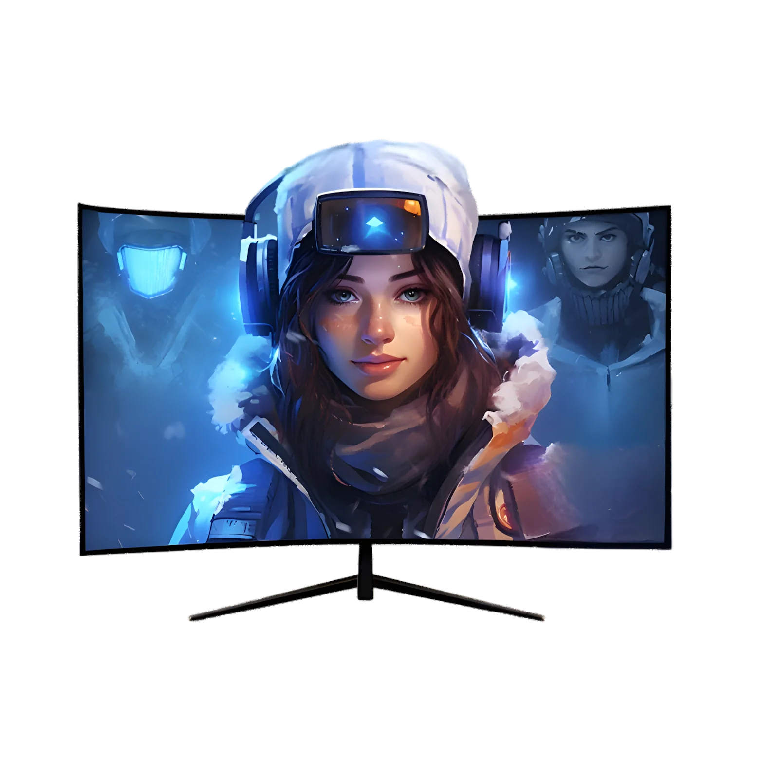 Flat White Custom 32 Inch 1K 165Hz IPS Panel Frameless Computer Led ...