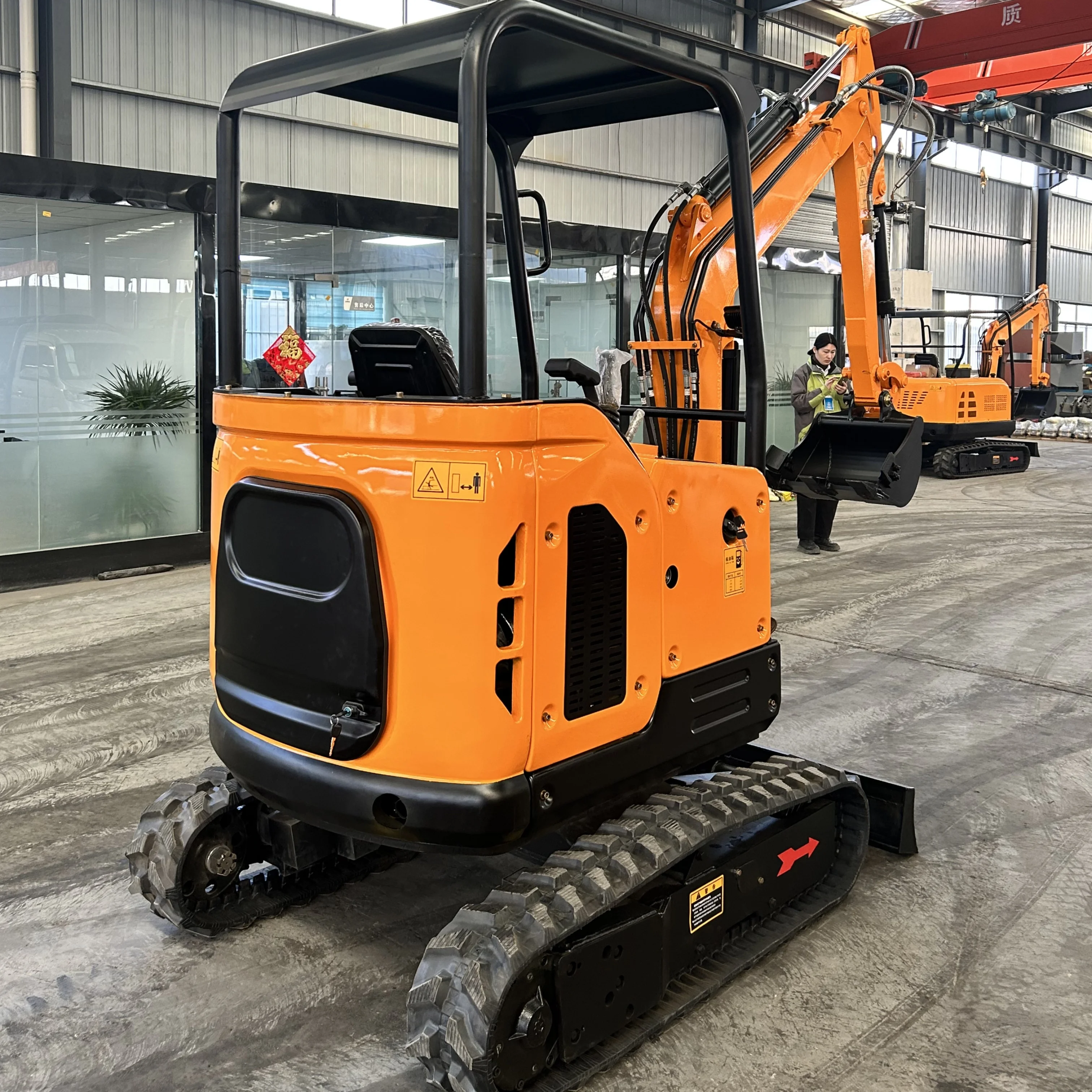 Earth-moving Mini Pelle 2 Ton 1 Ton 1.2 Ton Weight Micro Excavator Use ...