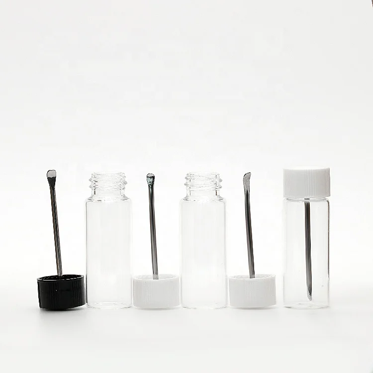 15ml Clear Glass Tubular Medicine Powder Containers
