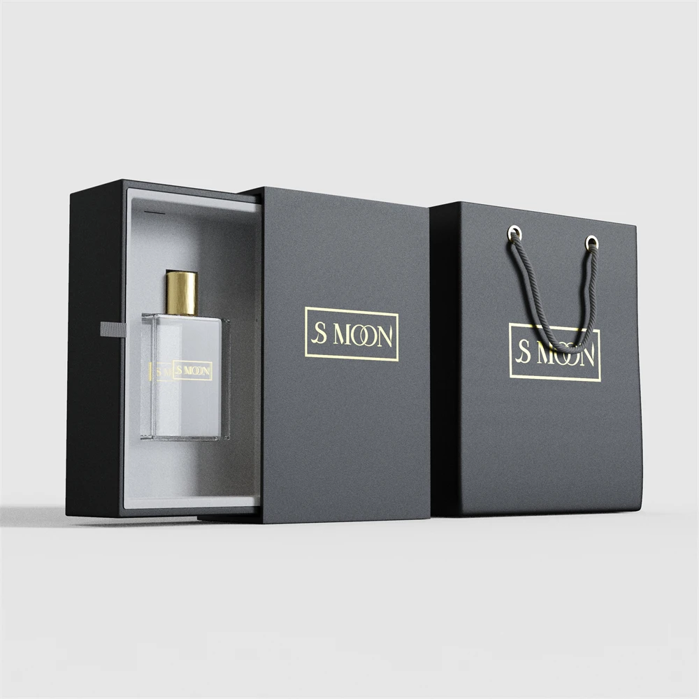 Luxury Design Candle Empty Glass Bottle Cosmetic Paper Box Packaging ...