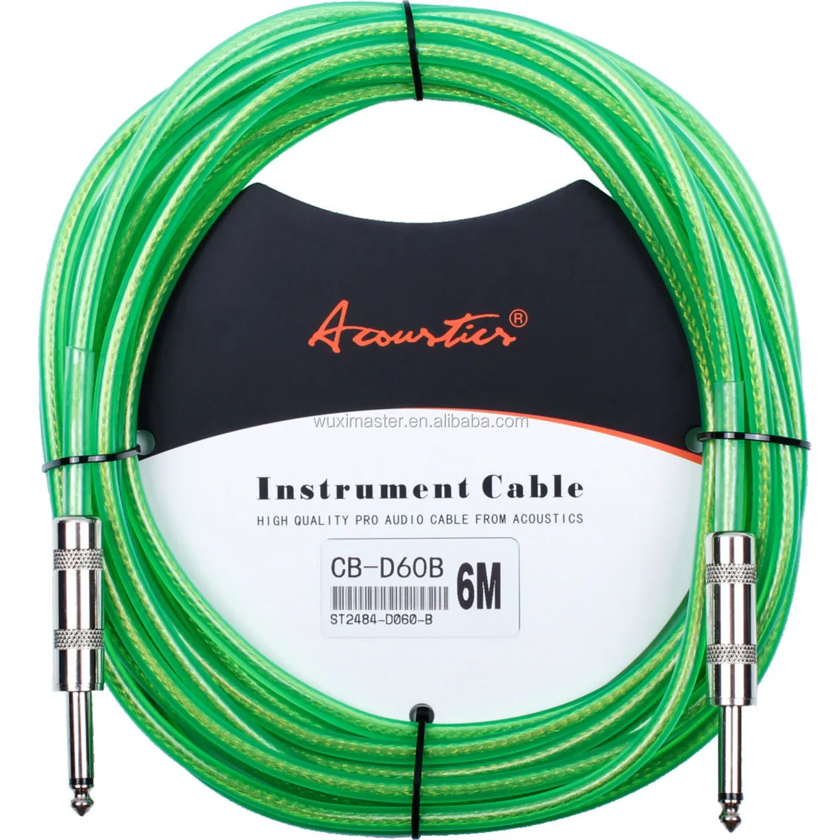 High Quality Pvc Plug End Guitar Instrument Electric Guitar Cable - Buy ...