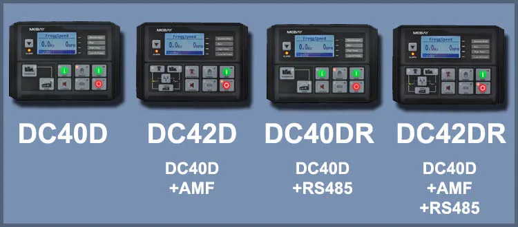 Mebay Diesel Genset Controller Control Panel Unit Box Module DC40D MK4 ...