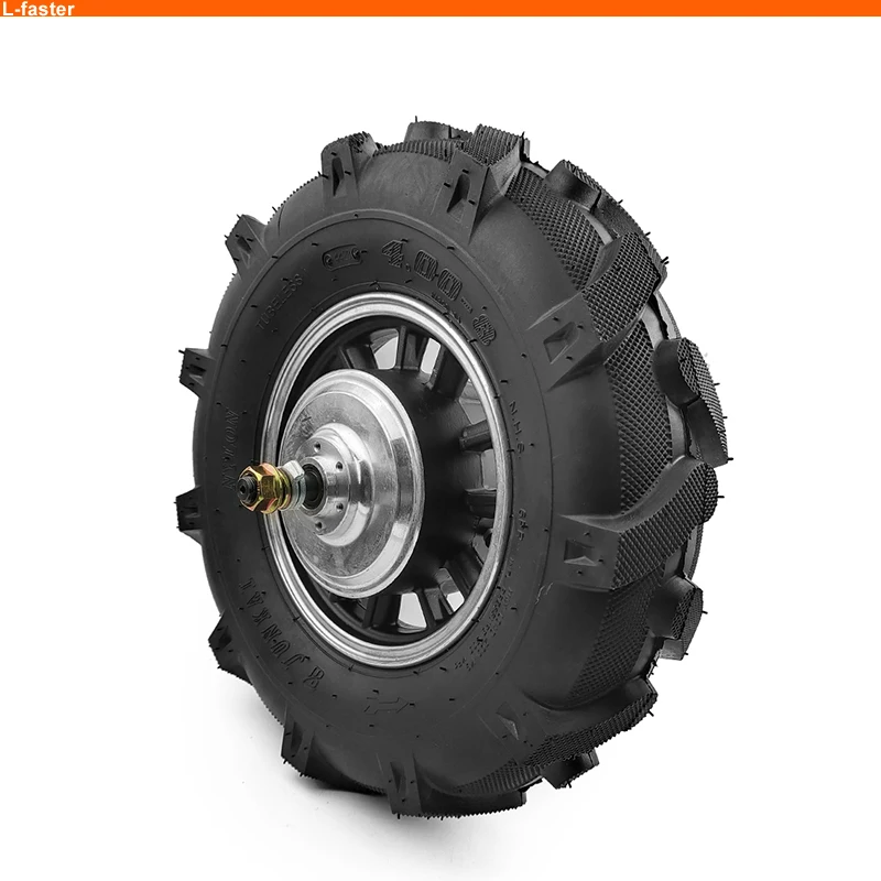 Brushless Gear Motor Wheel Kit For Garden Tractor & Loader