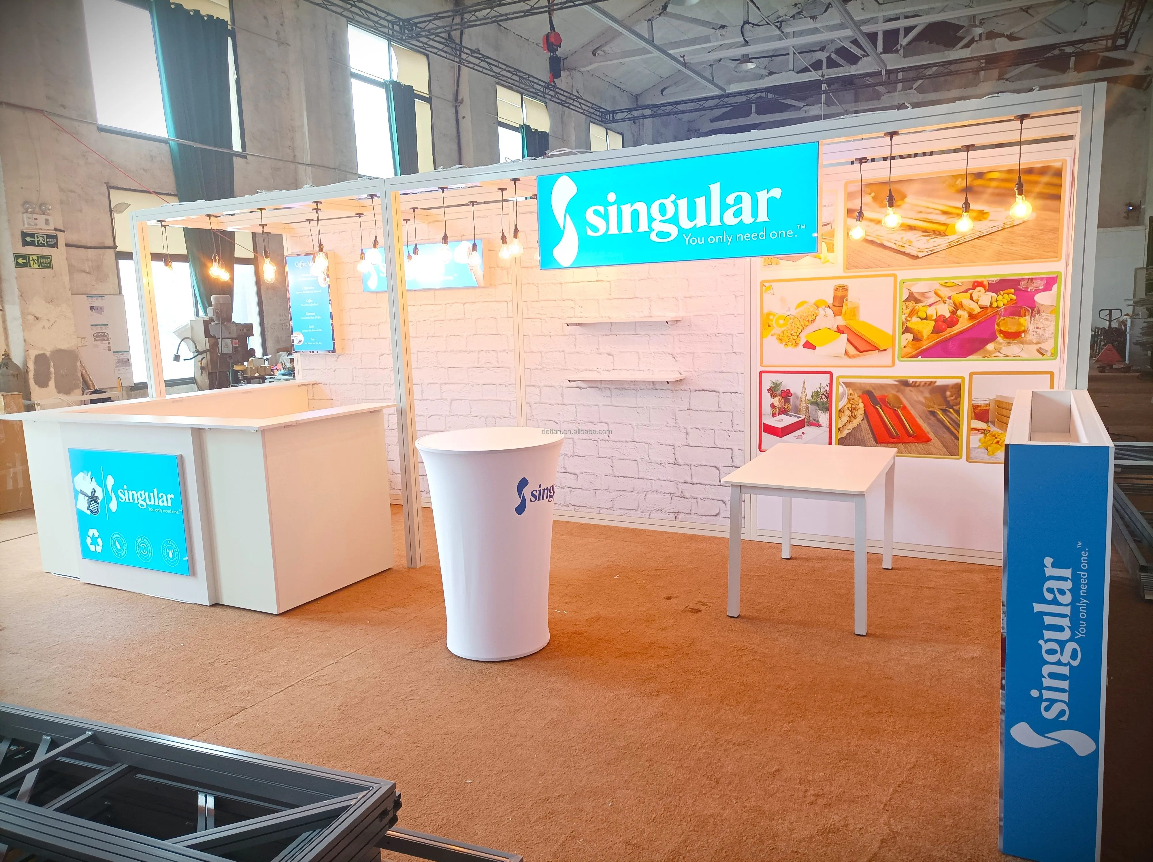 Modular Tradeshow Display Aluminium Advertising Display Rack Stand ...