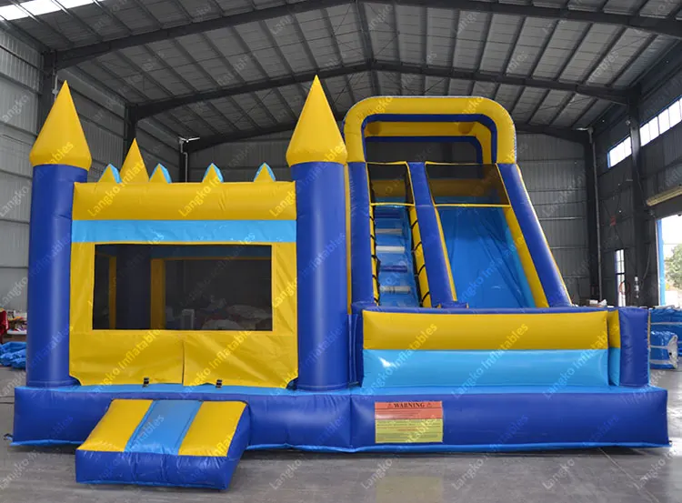 Langko Inflatables - Commercial Wet Dry Bouncer Slide Combo