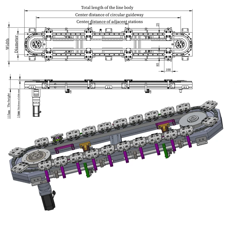 Precision Link Conveyors - High Speed & Accuracy for 3C Assembly