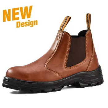 New Design Water Resistant No Lace Safety Work Boots S3 Steel Toe ...