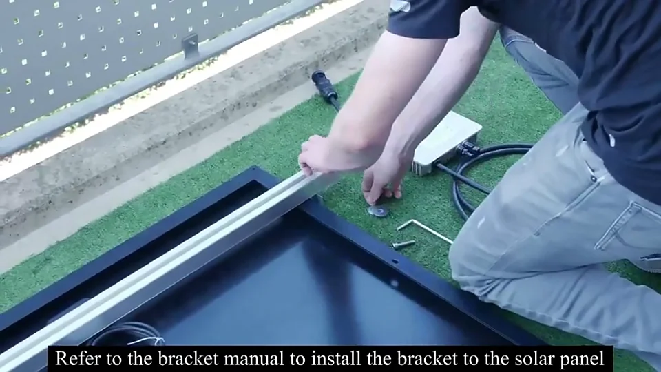 Balcony Mounting Solar Energy System Kit 600w-1kw For Home Solar Power ...