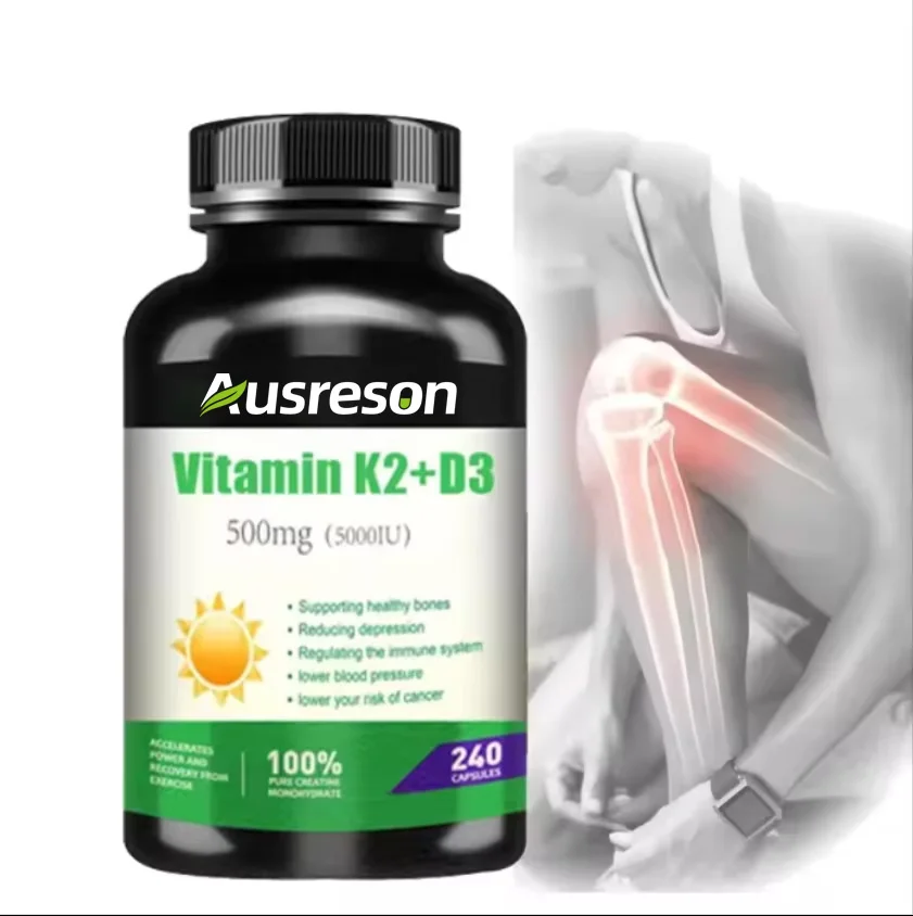 Vitamin D3 K2 Supplement - D32 Pill with K2 MK7 Capsules