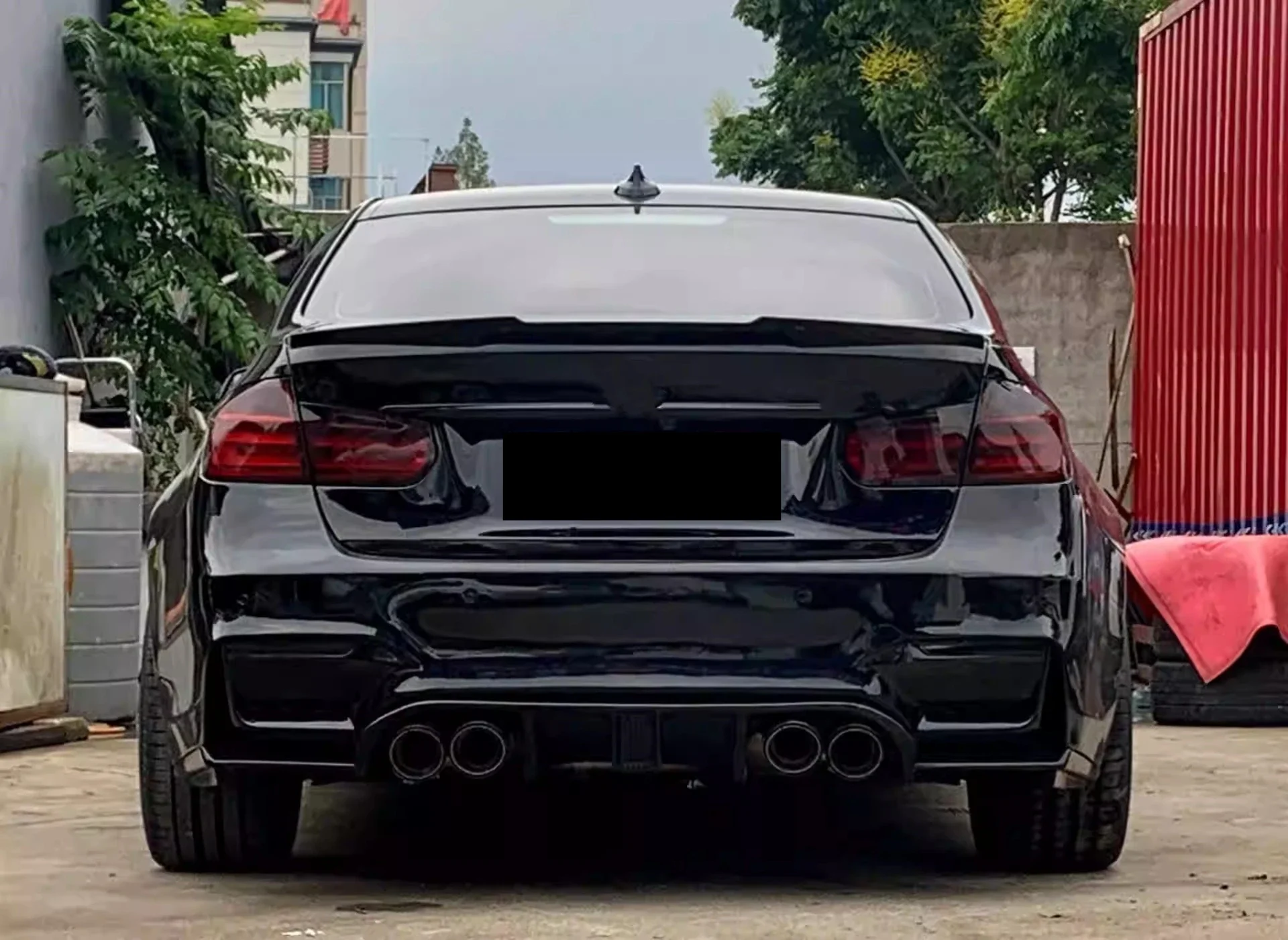 Body Kit Front Rear Bumper Assembly Fender Side Skirt Grille For Bmw 3 ...