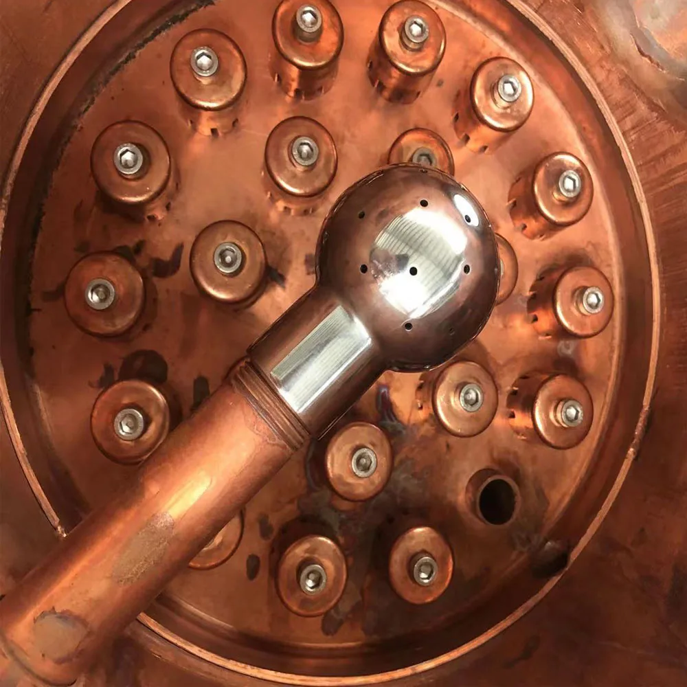 Joston Copper Heating Cooling Helmet Column Dephlegmator Condenser ...